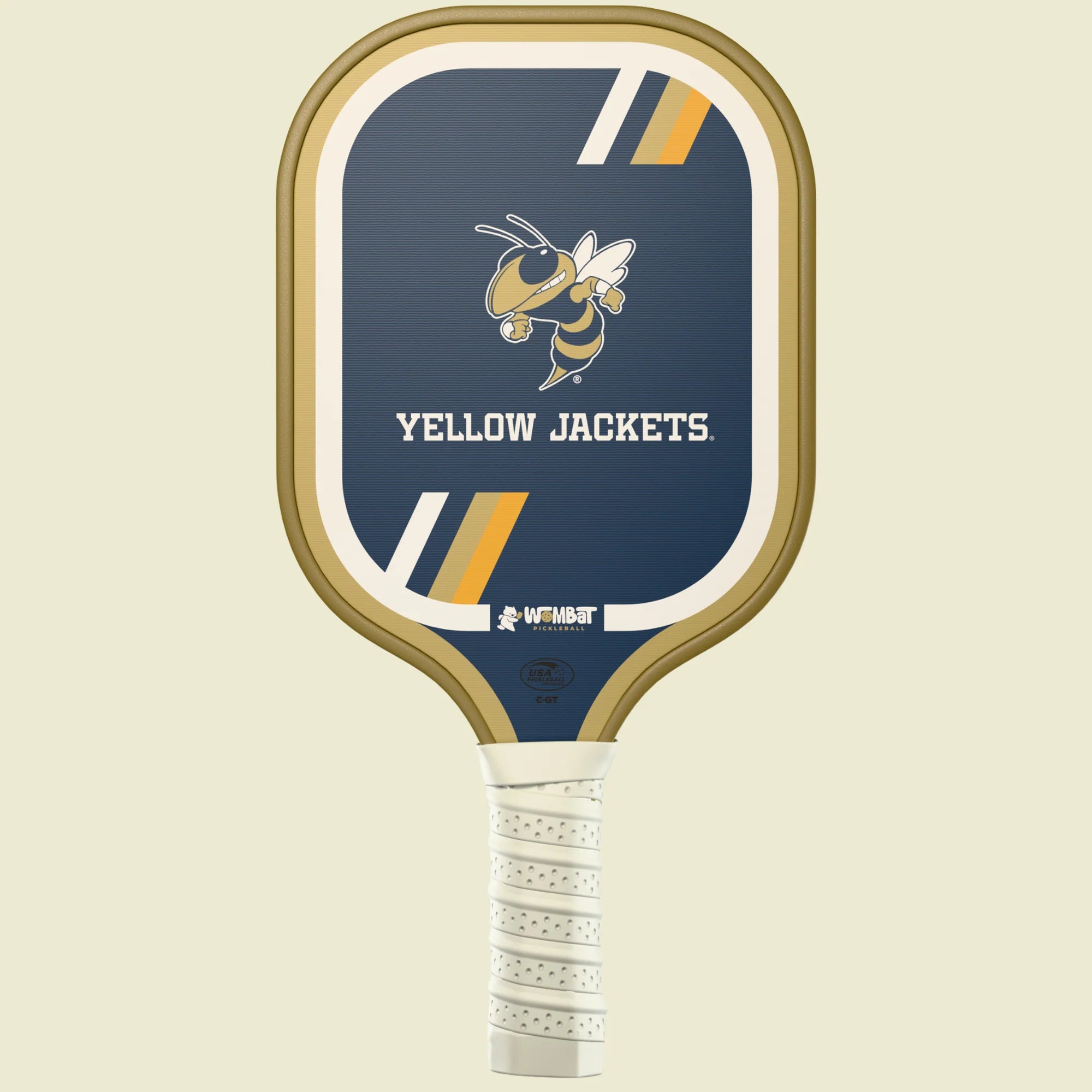 Georgia Yellow Jackets - 16mm Paddle – Wombat Pickleball